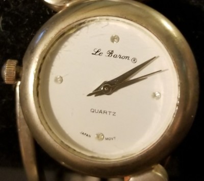 Le Baron Love bangle style watch in excellent condition runs great ...