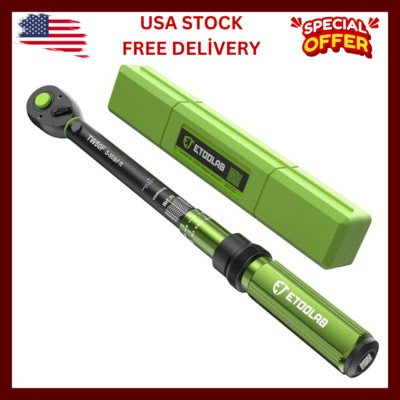 3/8-Inch Drive Click Torque Wrench - 5-50Ft-Lb/5-69.4Nm Torque Wrench ...