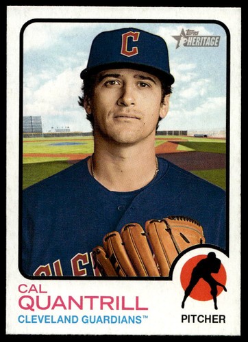 2022 Topps Heritage #51 Cal Quantrill Cleveland Guardians | eBay