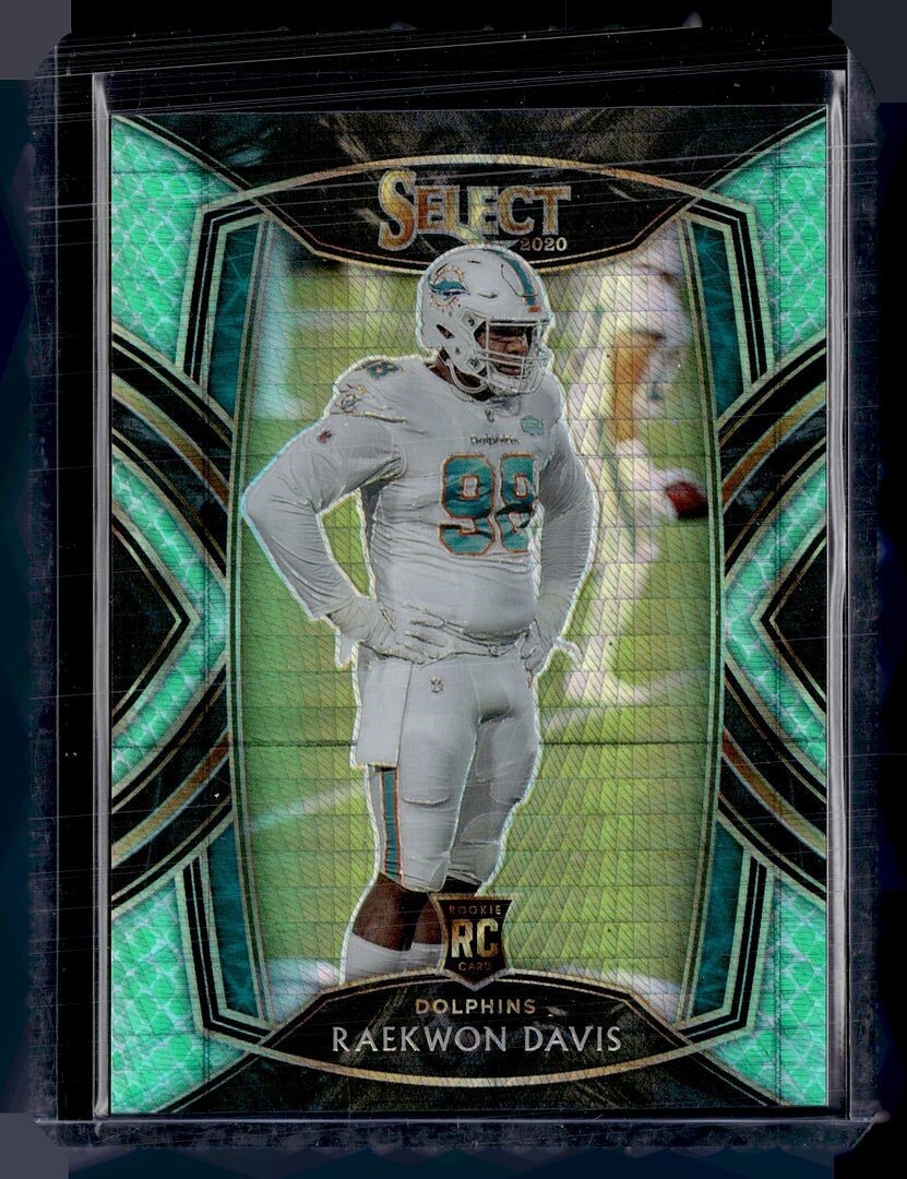 2020 SELECT DRAGON SCALES CLUB LEVEL ROOKIE /67 RAEKWON DAVIS DOLPHINS ...