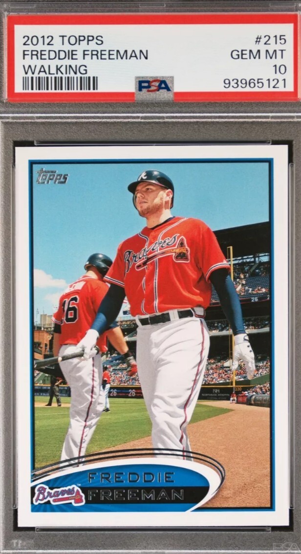 freddie freeman 2012 topps psa 10 World Series MVP | eBay