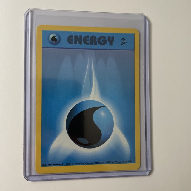 Pokémon TCG Water Energy Base Set 2 130/130 Regular Unlimited Common ...