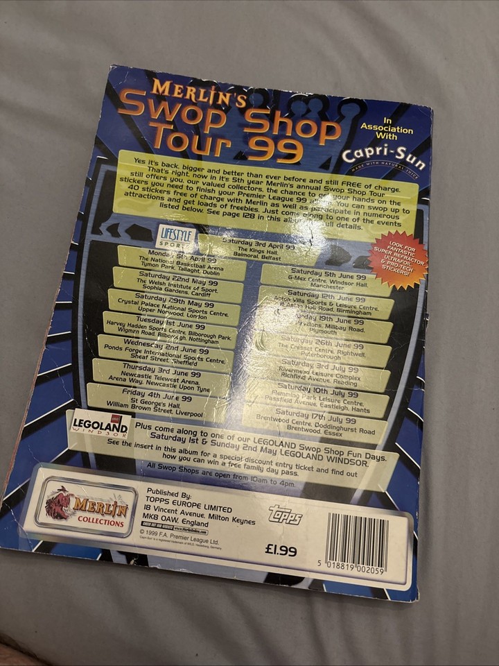 Merlin Premier League 1999 Complete Book Set | eBay UK