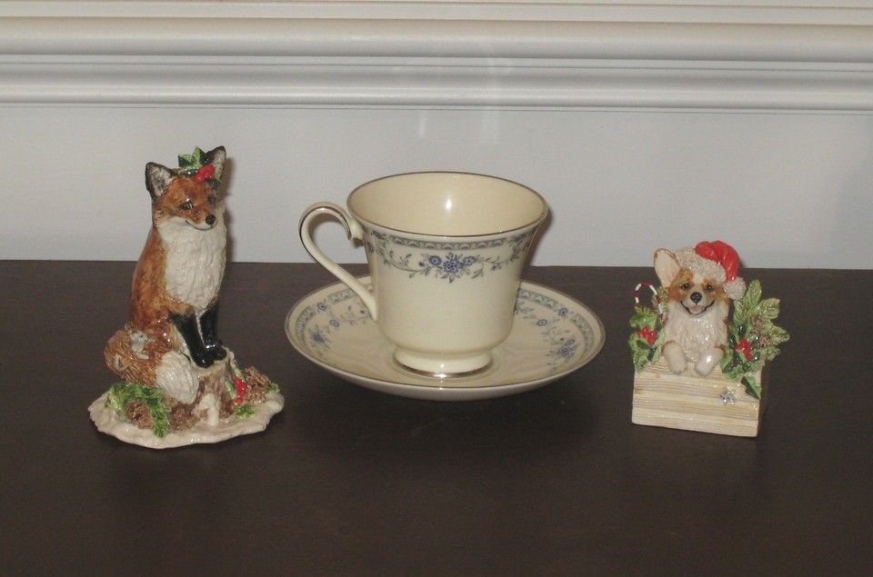 SUSAN KIMMEL ORIGINAL FOX SCULPTURES Winter Fox & Mouse Gather ...