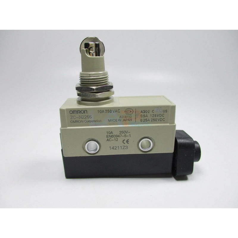 ZC-N2255 NEW OMRON LIMIT SWITCH A300 0.5A 125VDC 0.25A 250VDC ROLLER ...