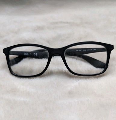 Ray-Ban Wayfarer Eyeglasses Frames RB7047 5196 54/17/140 Matte Black ...