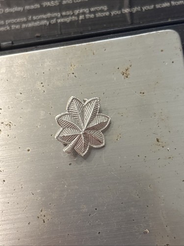 WWII WW2 Era Sterling Silver Lt. Colonel Silver Oak Leaf Military ...