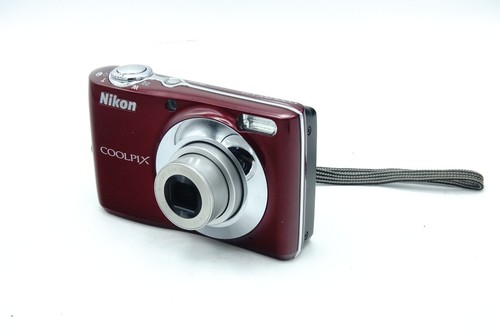 Nikon COOLPIX L22 12MP 3.6x Optical CCD Vintage Digital Camera Red-100% ...