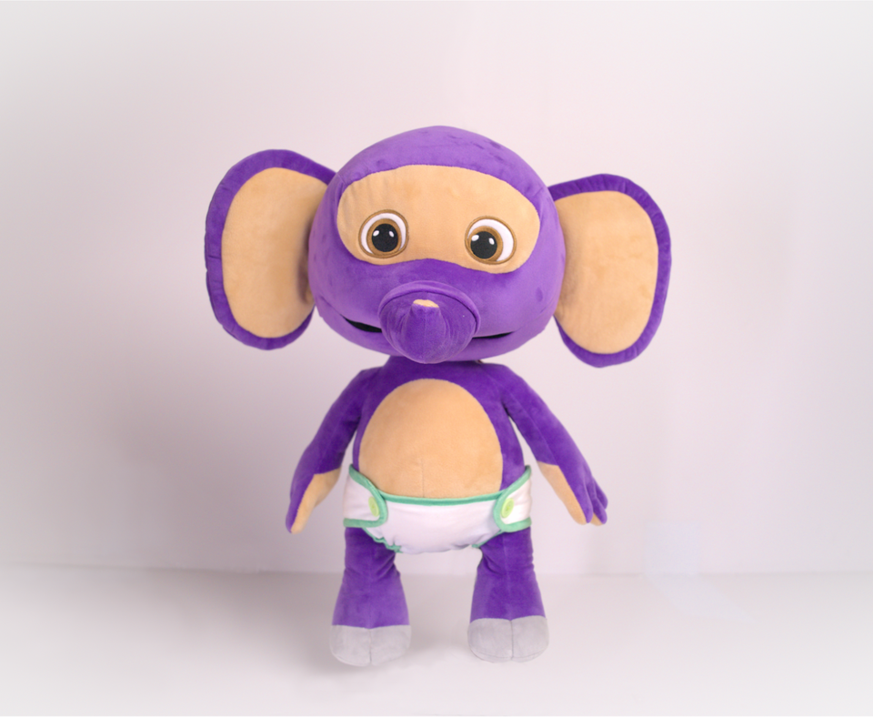 Fantus - 45 cm Tofi, Gift for Toddler, Plush Doll Potty Training Purple ...