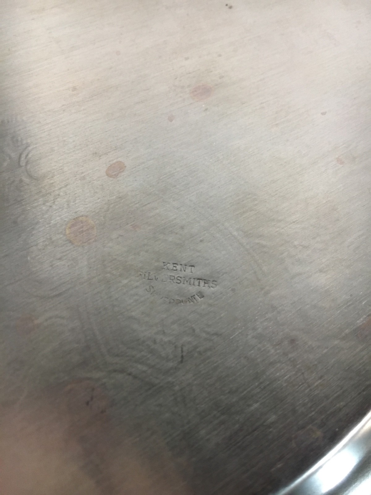Vintage Kent Silversmith Silverplate Round Tray 10” | eBay