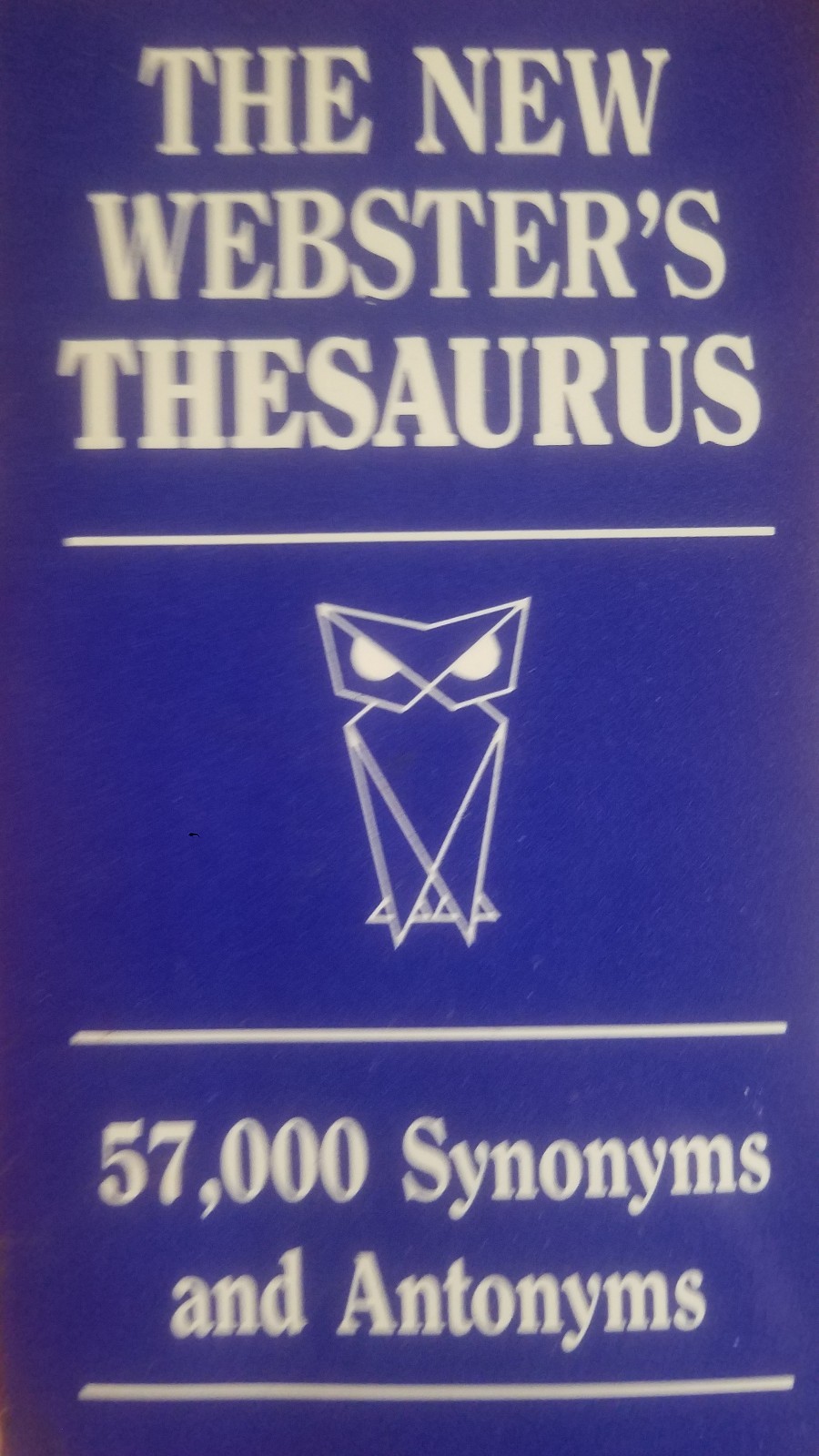 Mini Thesaurus by Webster's New World Staff and Joyce L. Vedral (1997 ...