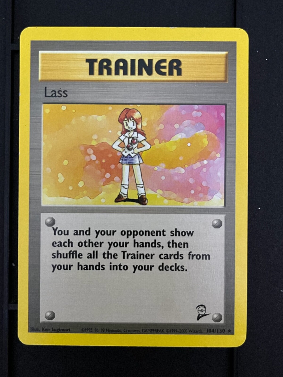 Pokémon TCG Lass Base Set 2 104/130 Regular Unlimited Rare | eBay