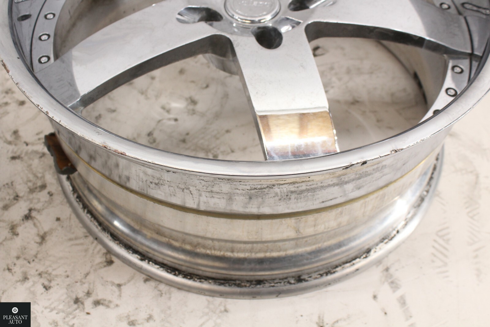 22" Vellano Wheels VSK Chrome Lip 5 Lug Rims | 295/30 | 22" | 4 Piece ...