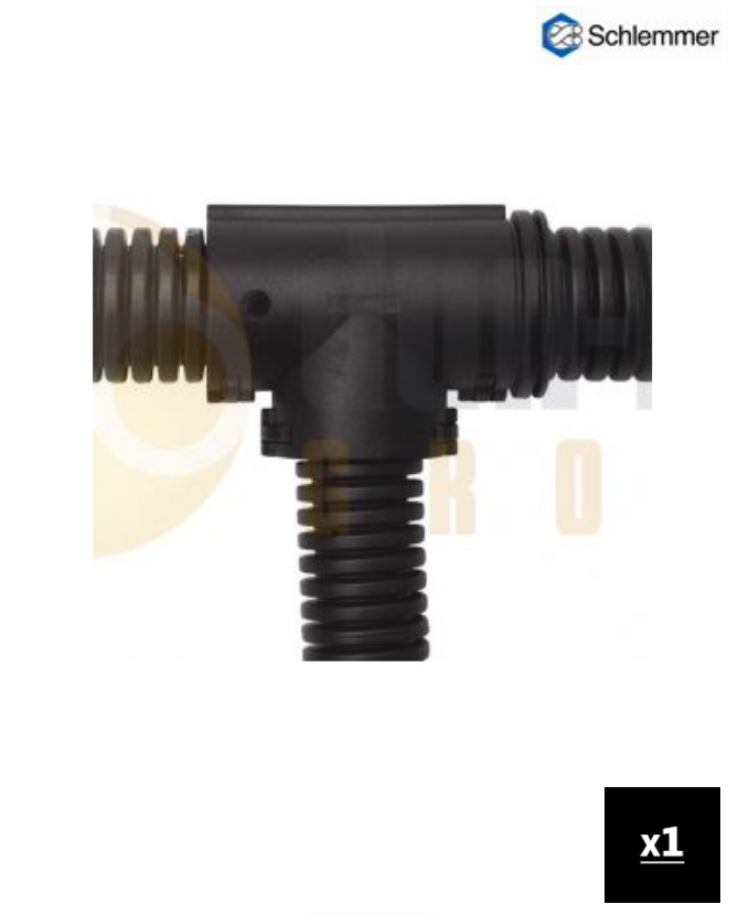 Schlemmer 9806137 NW 17-7.5-17 (Form B) T-Manifold Conduit Connector ...