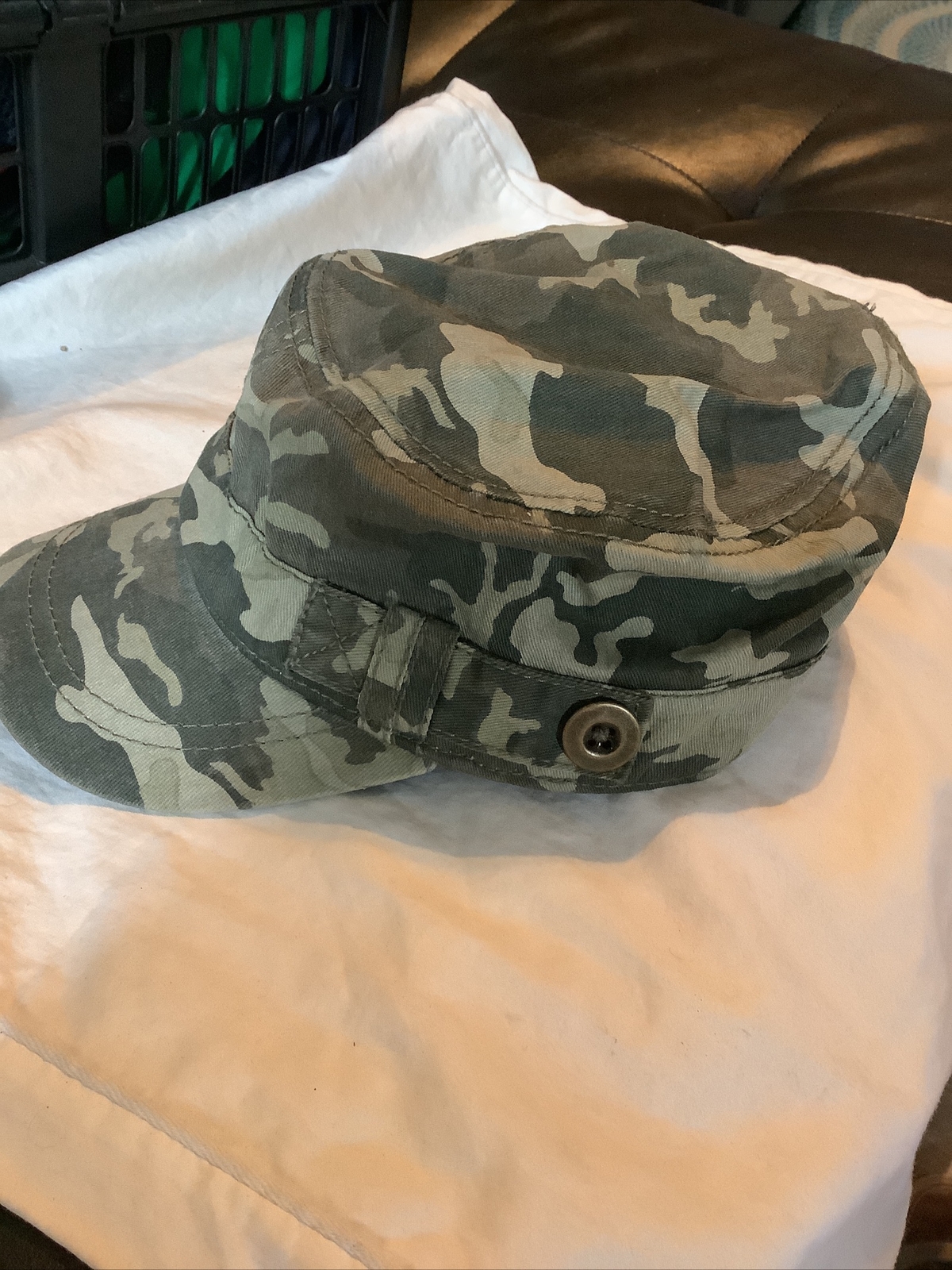 Cadet Military Army Camo Camouflage Cap Hat - Gem