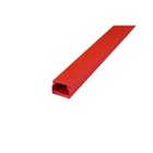 PVC Electrical Cable Mini Trunking Wire Conduit Tidy Plastic Cover RED ...