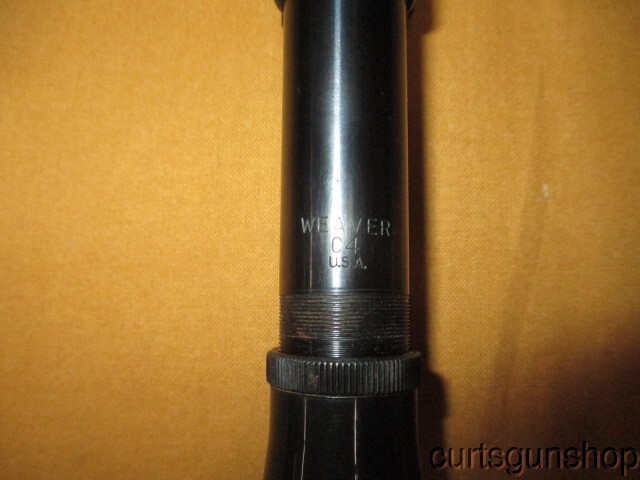 Weaver C4 Fixed Power 3/4 Inch Tube Rifle Scope with Weaver 22 Tip off ...