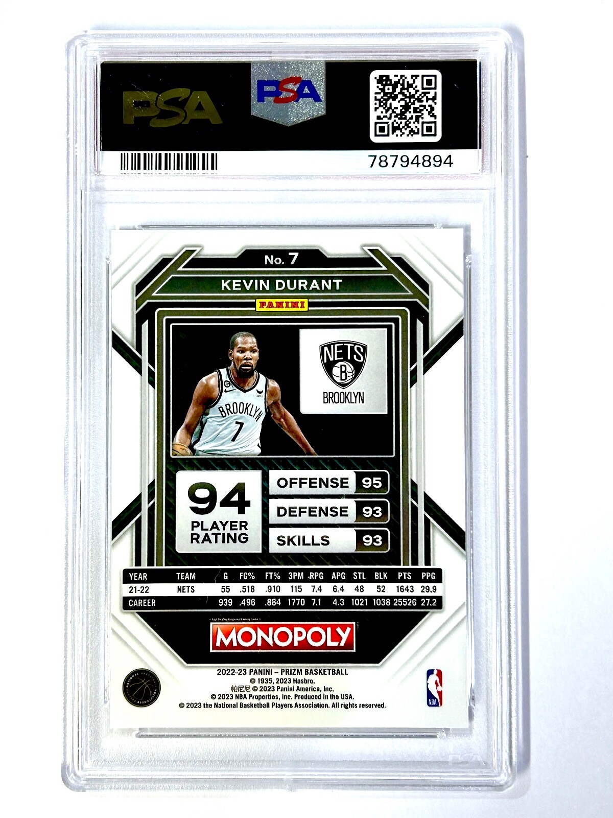 2022-23 Panini Prizm Monopoly - #7 Kevin Durant for sale online | eBay