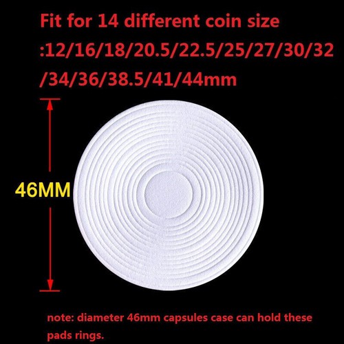 20 Adjustable Foam Pads Gasket Rings for US Coins | eBay