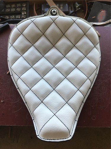 On The Frame Motorcycle Seat Sportster 2010-16 Yr Leather Rich Phillips ...
