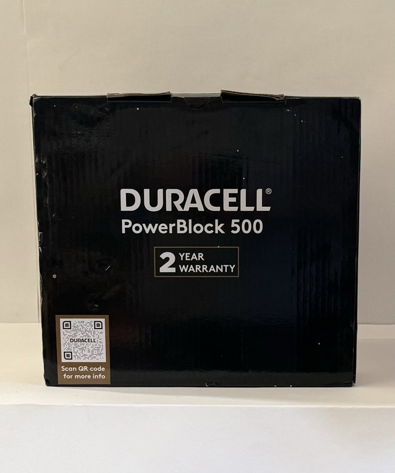 Duracell PowerBlock 500. 500W Power Battery Generator Gasless DRPB500 ...