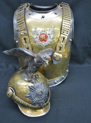 Rare Prussian Helmet + Cuirass of the Garde Du Corps Imperial German ...