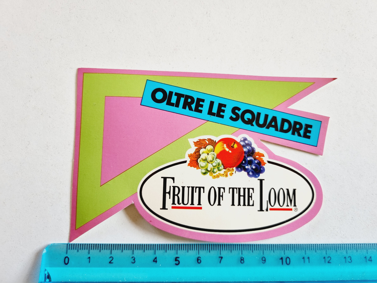 Adhesive Fruit Of the Loom Sticker Autocolant Adhesive Vintage 80s ...