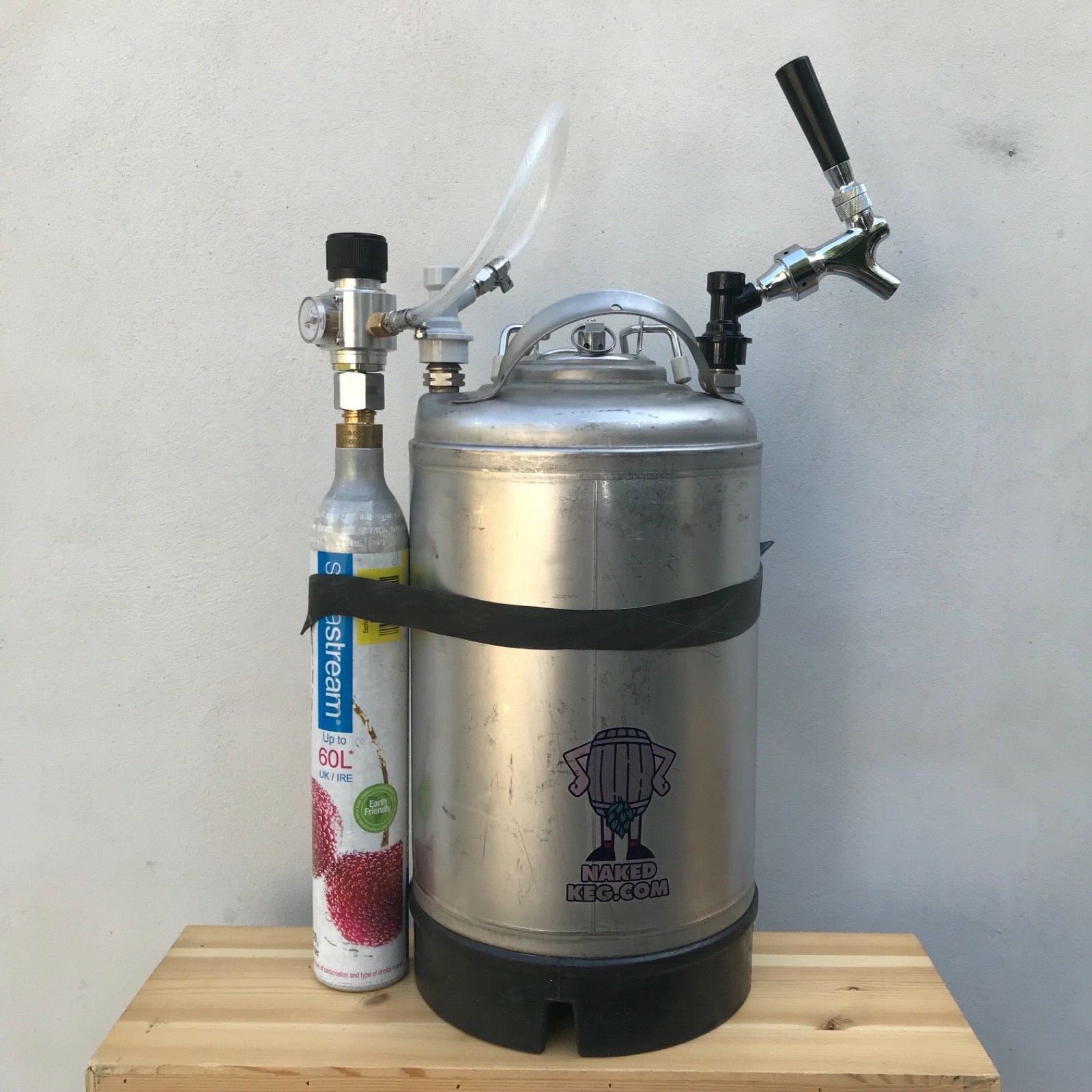 CO2 Regulator Fits Sodastream Adapter Corny Cornelius Keg Ball Lock ...