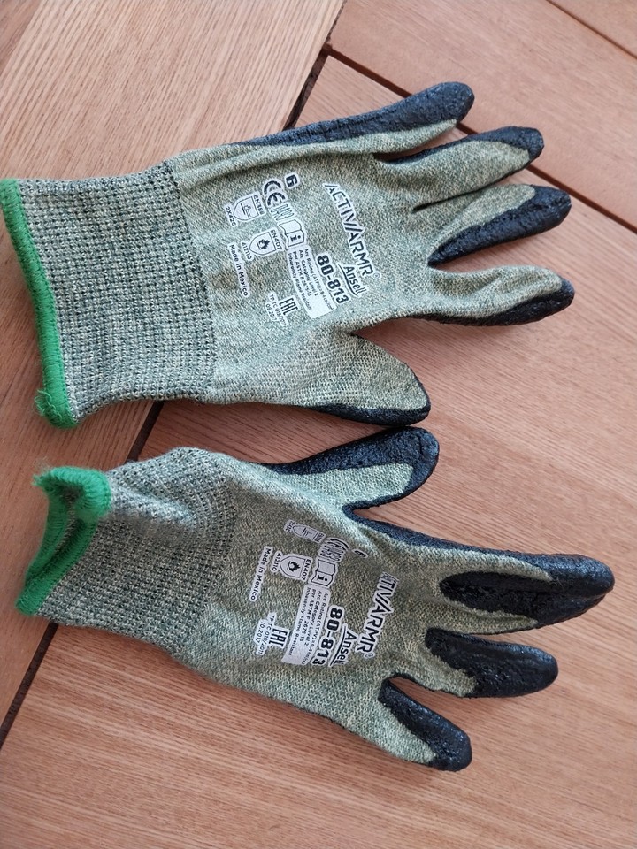 ANSELL ACTIVARMR 80-813 FLAME-RESISTANT WORK GLOVES SIZE 6 -Arc FLASH ...
