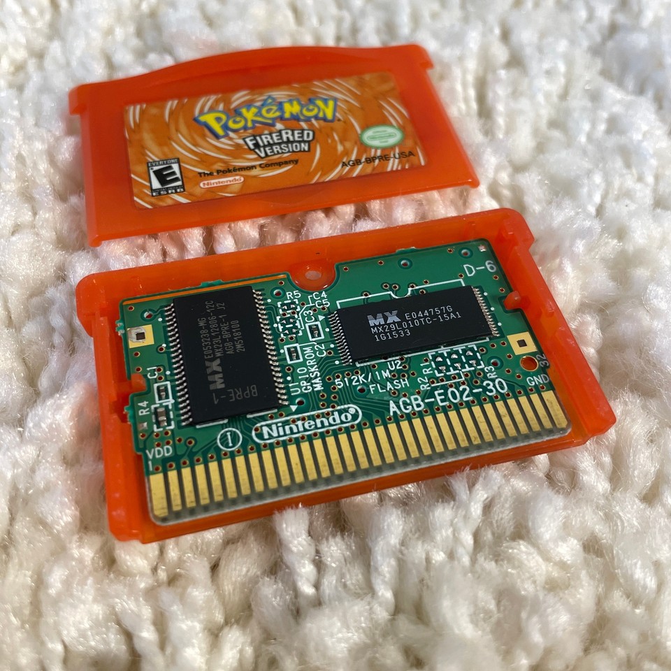 Pokemon: FireRed Version (Nintendo Gameboy Advance, 2004) GBA Authentic ...