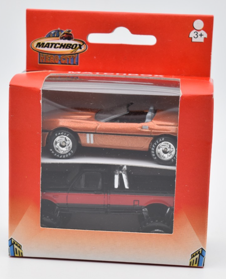 Matchbox Superfast 2 Pack Chevy Chevrolet Corvette & Ford F150 ...