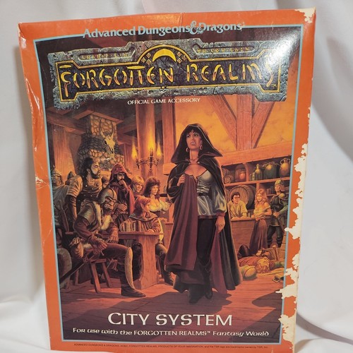 Forgotten Realms City System Box Set - AD&D 1040 (Complete) Dungeons ...