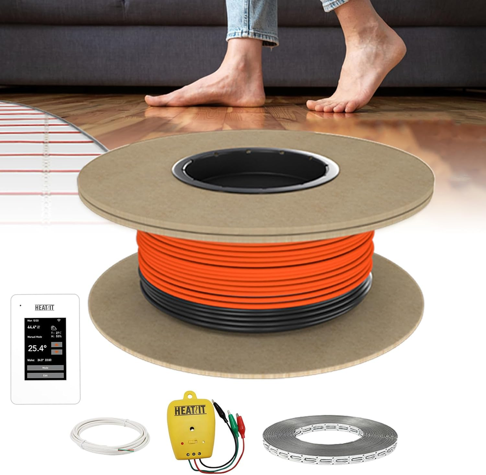 Electric Floor Heating Cable Underfloor Heating System Indoor Heated ...