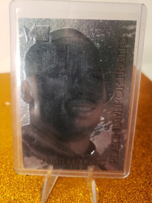 1996 Fleer Metal #2 of 12 Platinum Portraits Terrell Davis Football ...