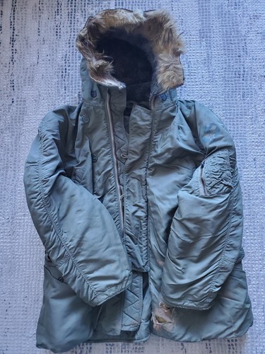 Original N3B USAF US Air Force Extreme Cold Weather Snorkel Parka Size XLarge | eBay