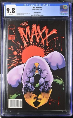 The Maxx #1 Newsstand Edition Image Comics 1993 CGC 9.8 Sam Kieth Cover ...