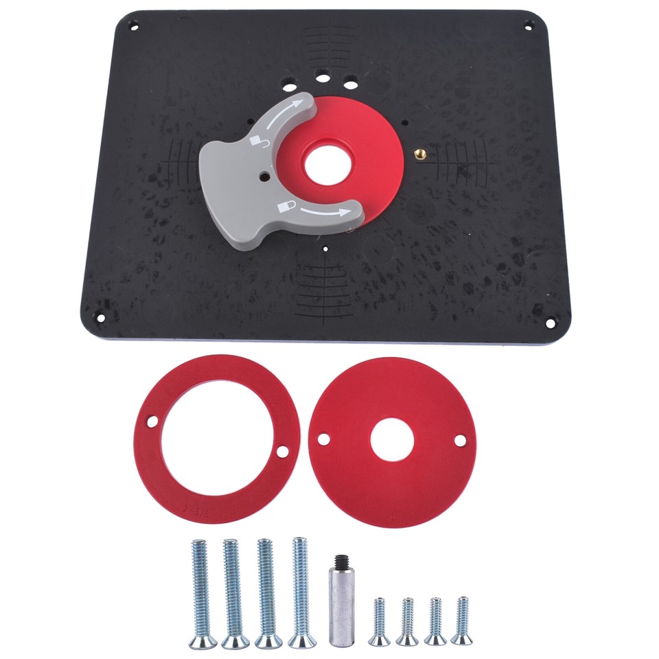 Precision Router Table Insert Plate w/ Level-Loc Rings for Porter-Cable ...