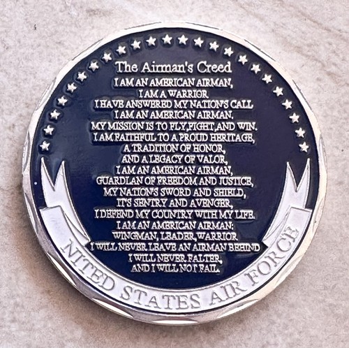 Air Force Challenge Coin Pilot Oath the Airman's Creed Military Gift ...