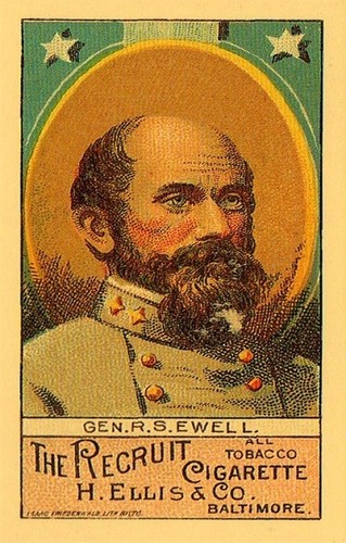 GENERAL RICHARD S EWELL *2X3 FRIDGE MAGNET* CIVIL WAR OFFICER BETWEEN ...