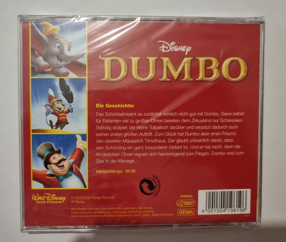Disney Dumbo CD (the original radio play to the film) | eBay