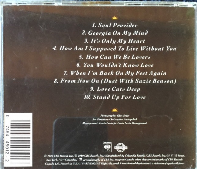 Soul Provider by Michael Bolton (CD, Jun-1989, Columbia (USA ...