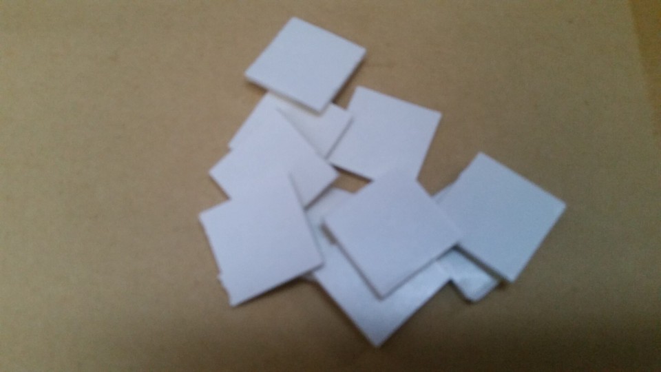 Strong Double Sided Sticky Tape Foam Adhesive Squares 20 mm Craft Bond ...