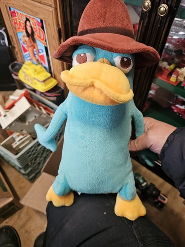 DISNEY Store Stuffed Animal MC PERRY Secret Agent PLATYPUS Plush Toy | eBay