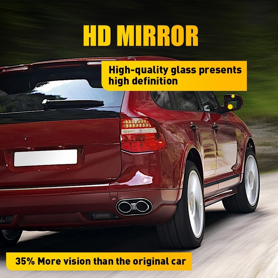 For Porsche Cayenne 2008-2010 Heated Side View Mirror Glass Left Right ...