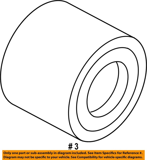 MITSUBISHI OEM 14-15 Mirage-rear Wheel Bearing 3785A024 for sale online ...