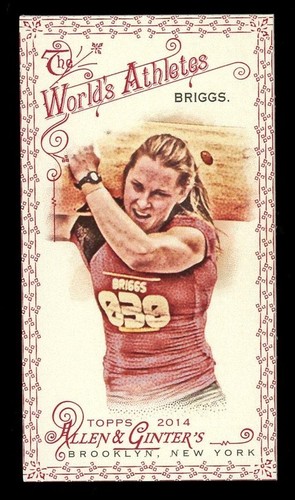 2014 Topps Allen & Ginter Samantha Briggs RED BORDER BAZOOKA Mini #23/ ...
