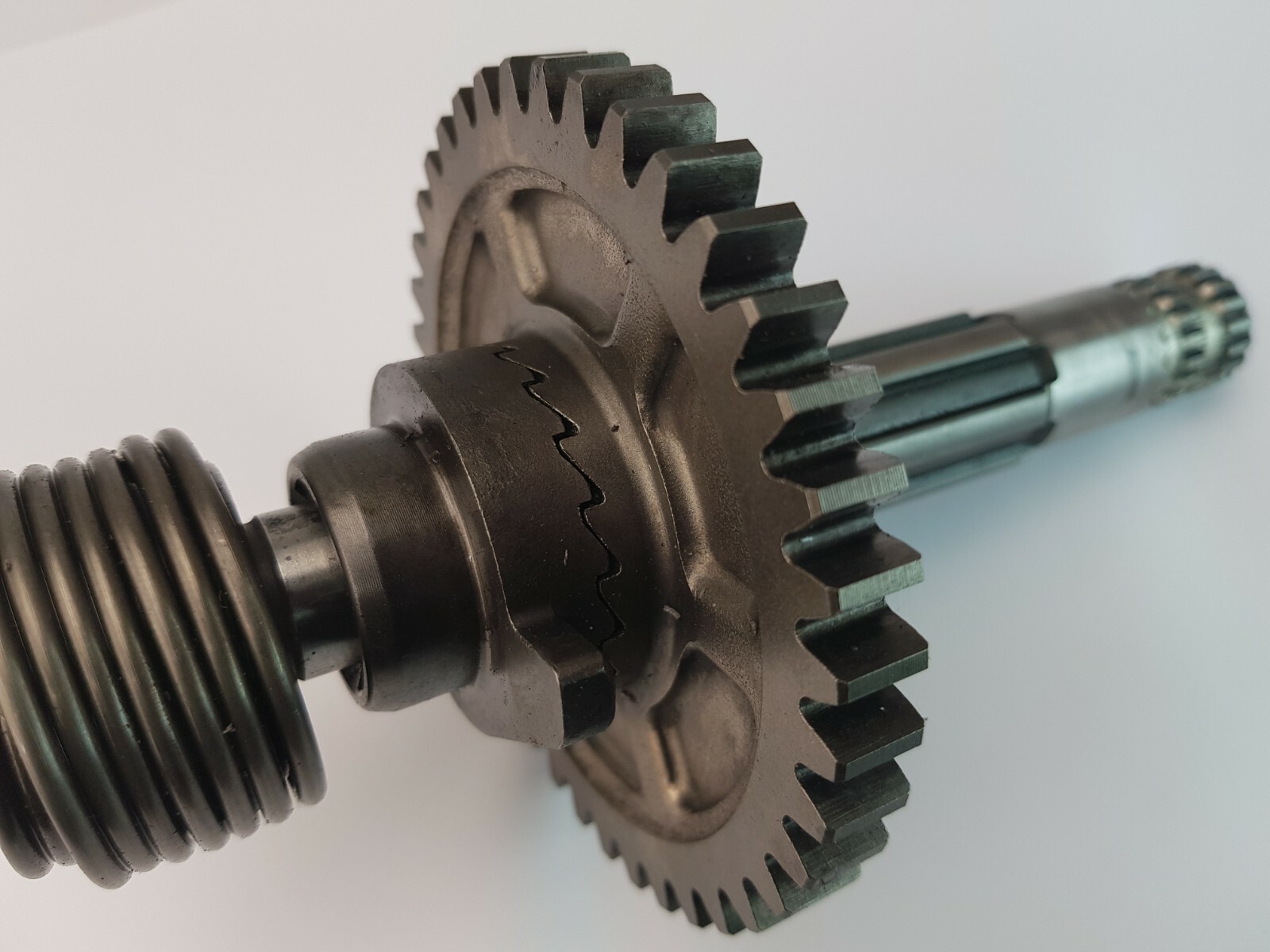 SUZUKI DR 650 DR650 1990 KICKSTARTER MECHANISM SHAFT GEAR SPRING ...