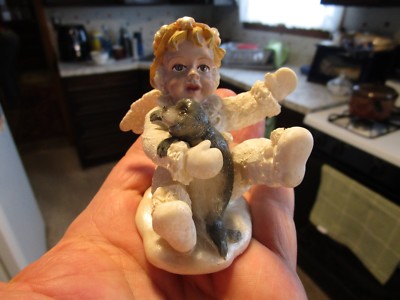 GORGEOUS=SNOW ANGEL FIGURINE WITH SEAL + ORIGINAL TAG!! | eBay