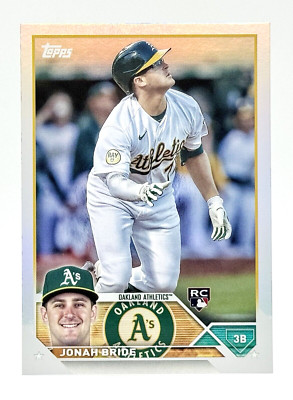 2023 Topps Series 1 Rainbow Foil #95 Jonah Bride RC Oakland Athletics ...