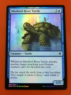 1x Mistford River Turtle | FOIL | Throne of Eldraine | MTG Magic Cards | eBay